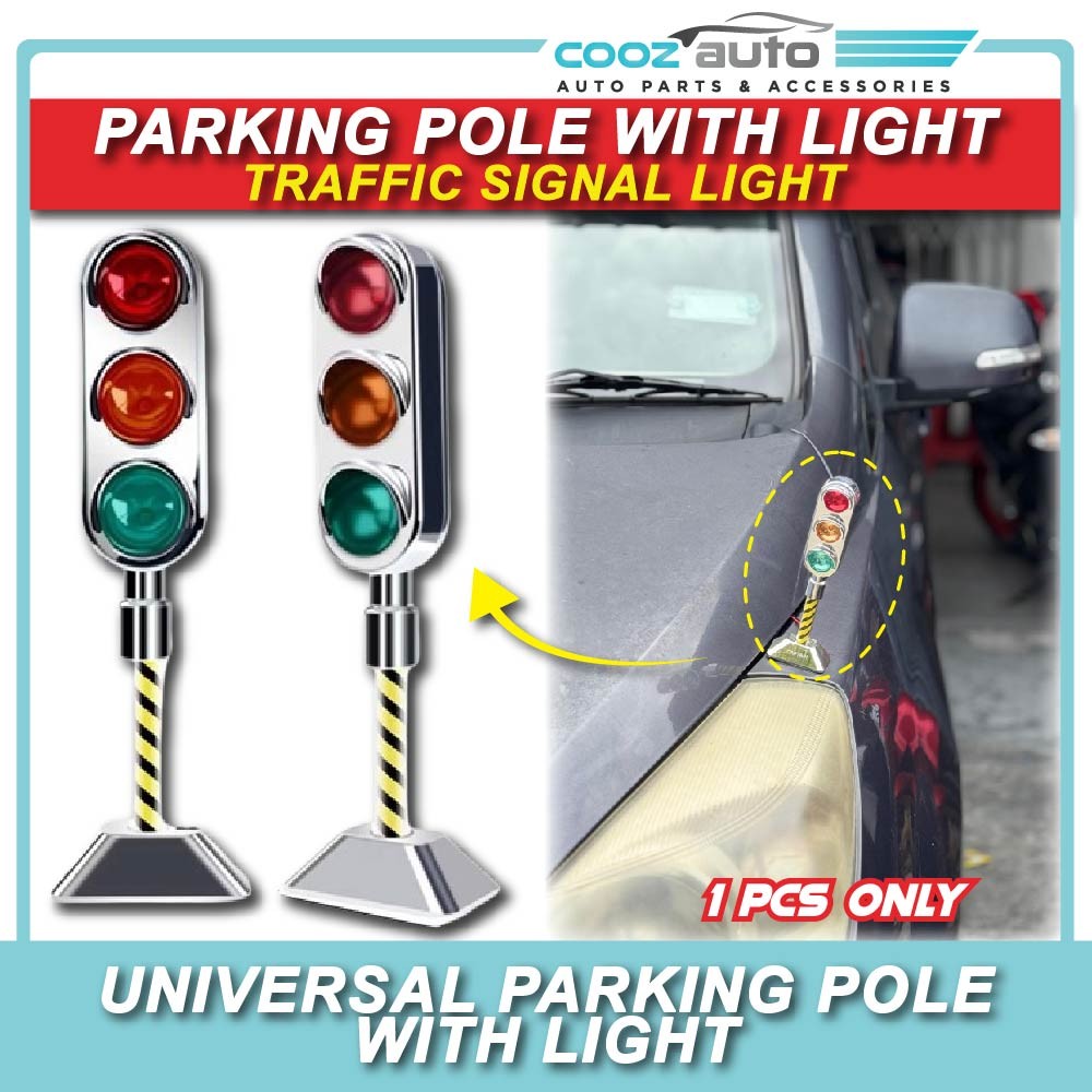 Car Universal Parking Pole Traffic with Light Bezza Myvi Alza Saga ...