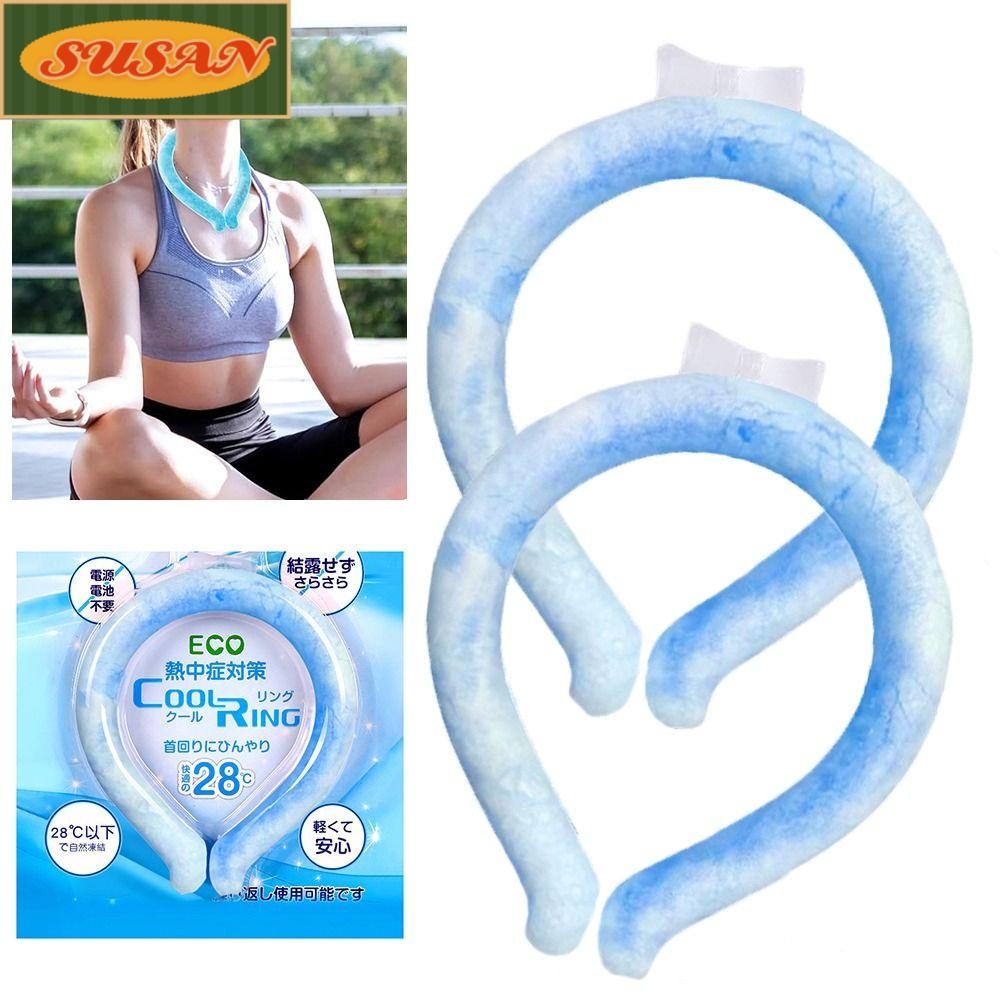 SUSANS Neck Cooling Tube, for Summer Reusable Ice Ring Neck Cooler ...