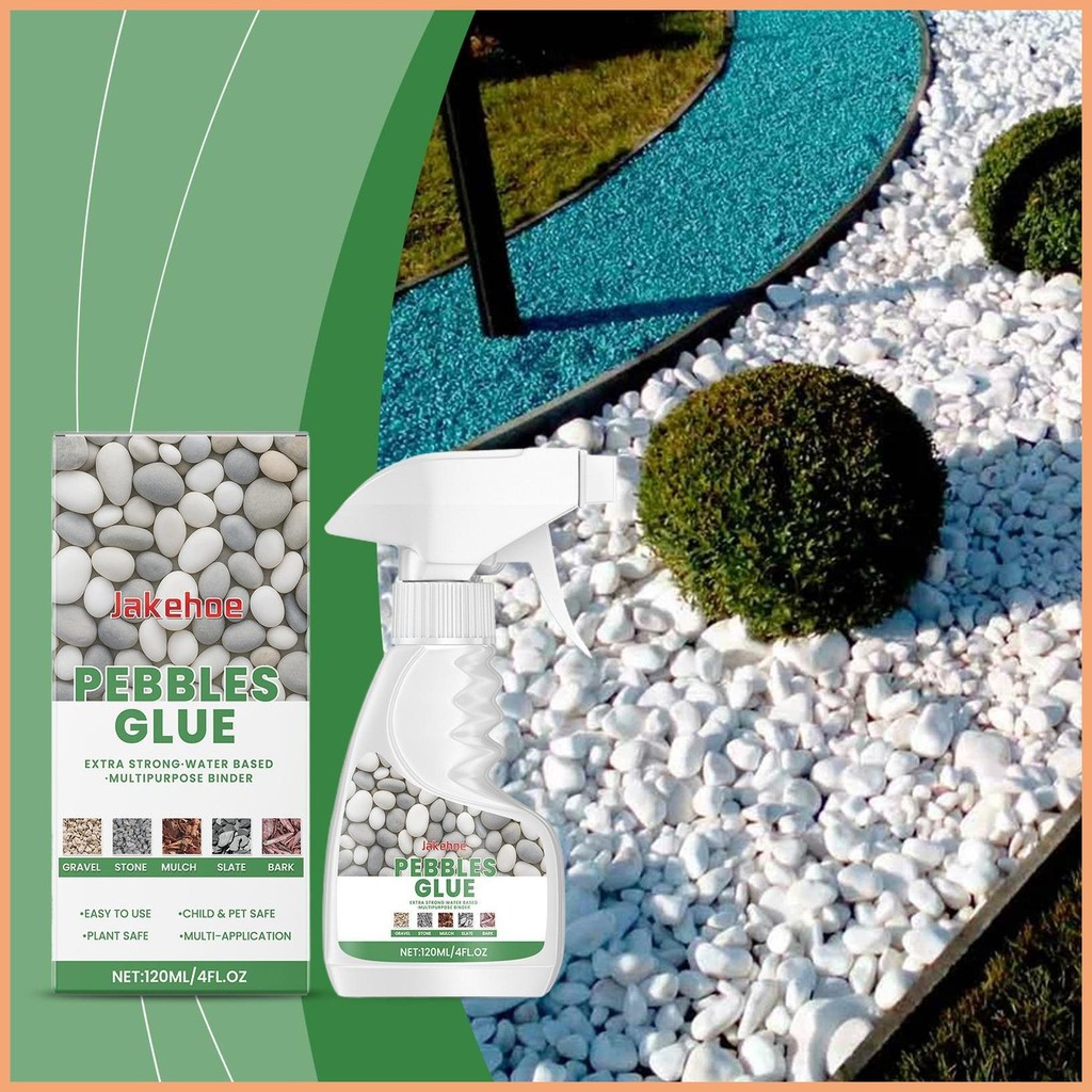Gravel for Landscaping Pebble 120ml Adhesive Weather-Resistant Stone ...