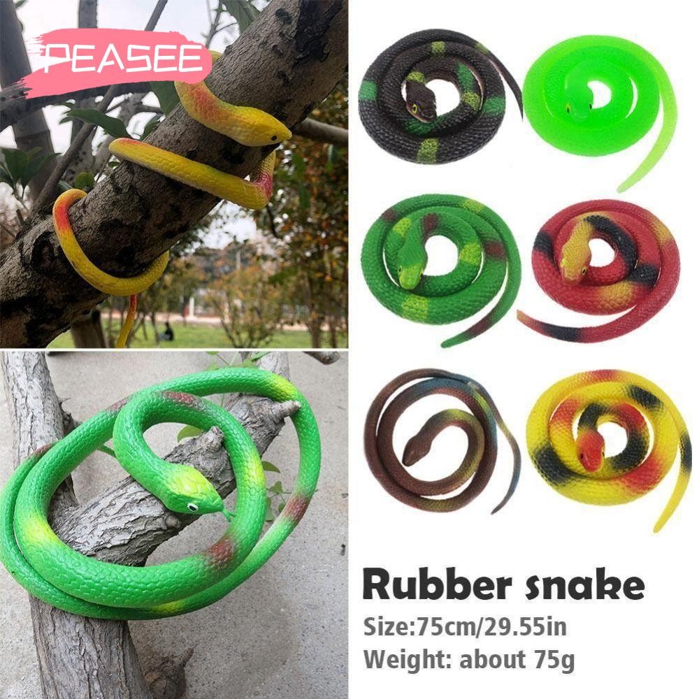 [PEASEE] Fake Snake, Realistic Tricky Prop Bionic Snake, Novelty Party ...