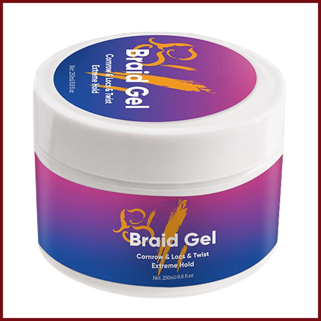 Styling Gel for Braiders 250ml Braid Gel Extra Hold Control Edge ...