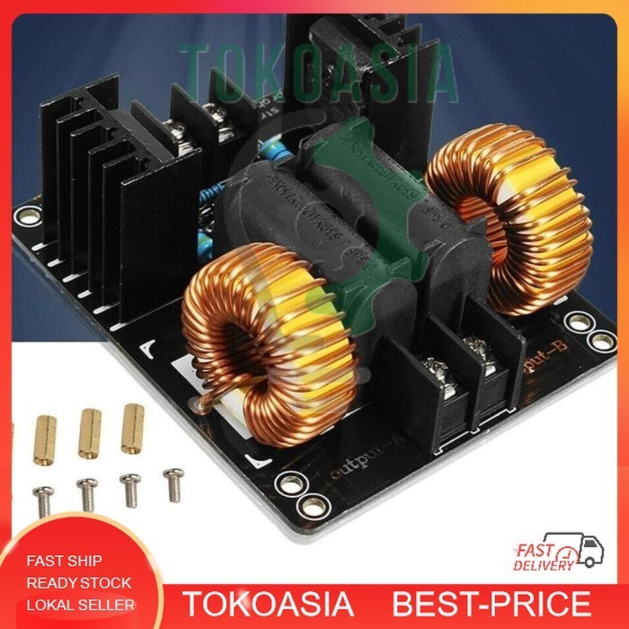 1000W 12V-30V 20A ZVS Modul Heating Board Heater Pemanas Induksi ...