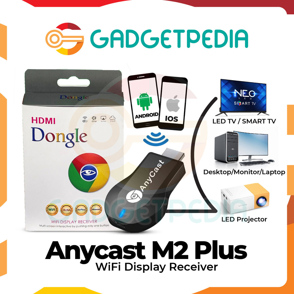 Anycast HDMI Dongle Tool for Connecting HP Mirroring to Projector TV ...
