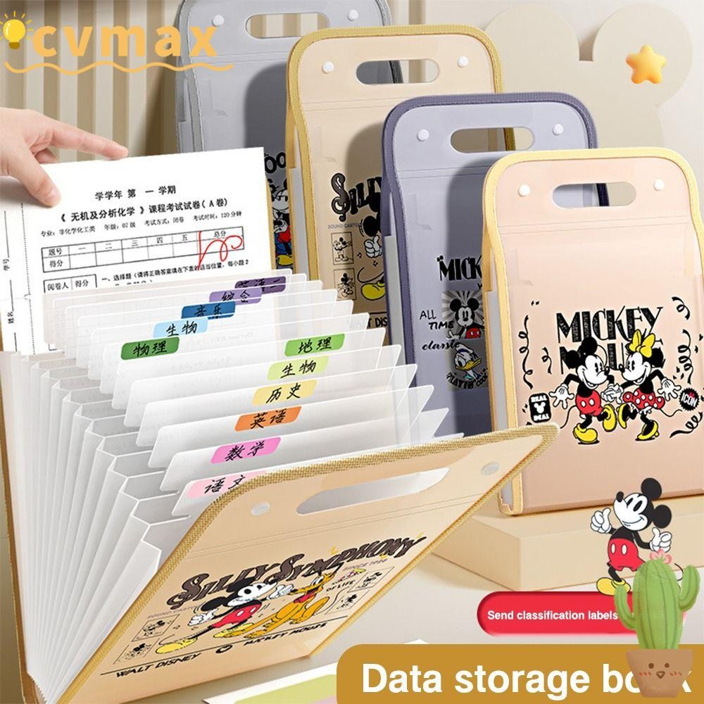 CYMX Expanding File Bag, Horizontal/Vertical Classified A4 File Folder ...