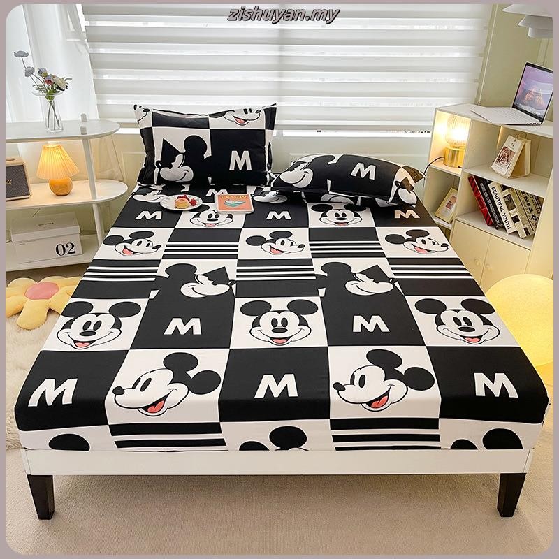 DISNEY series-cadar murah single getah keliling cadar queen getah ...