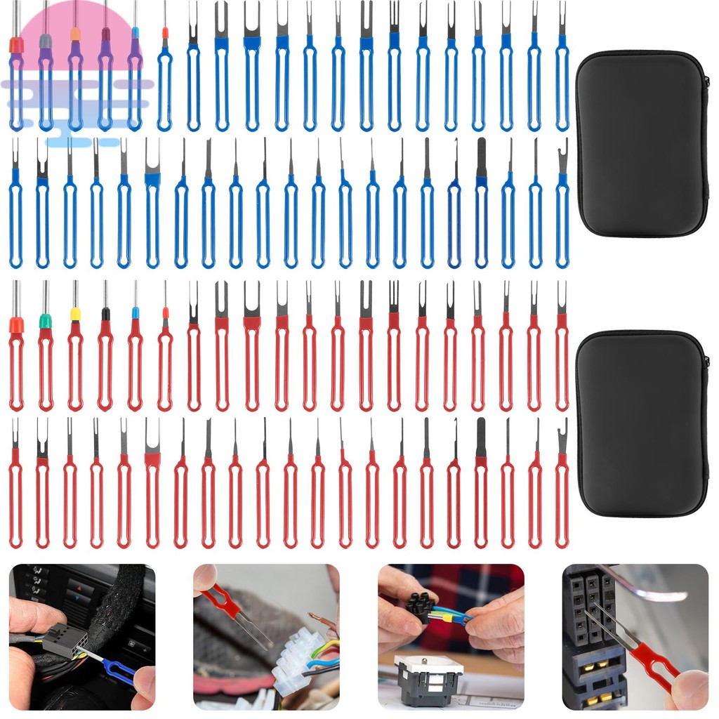 41Pcs Terminal Pin Removal Tool Kit Electrical Pin Extractor Tool ...