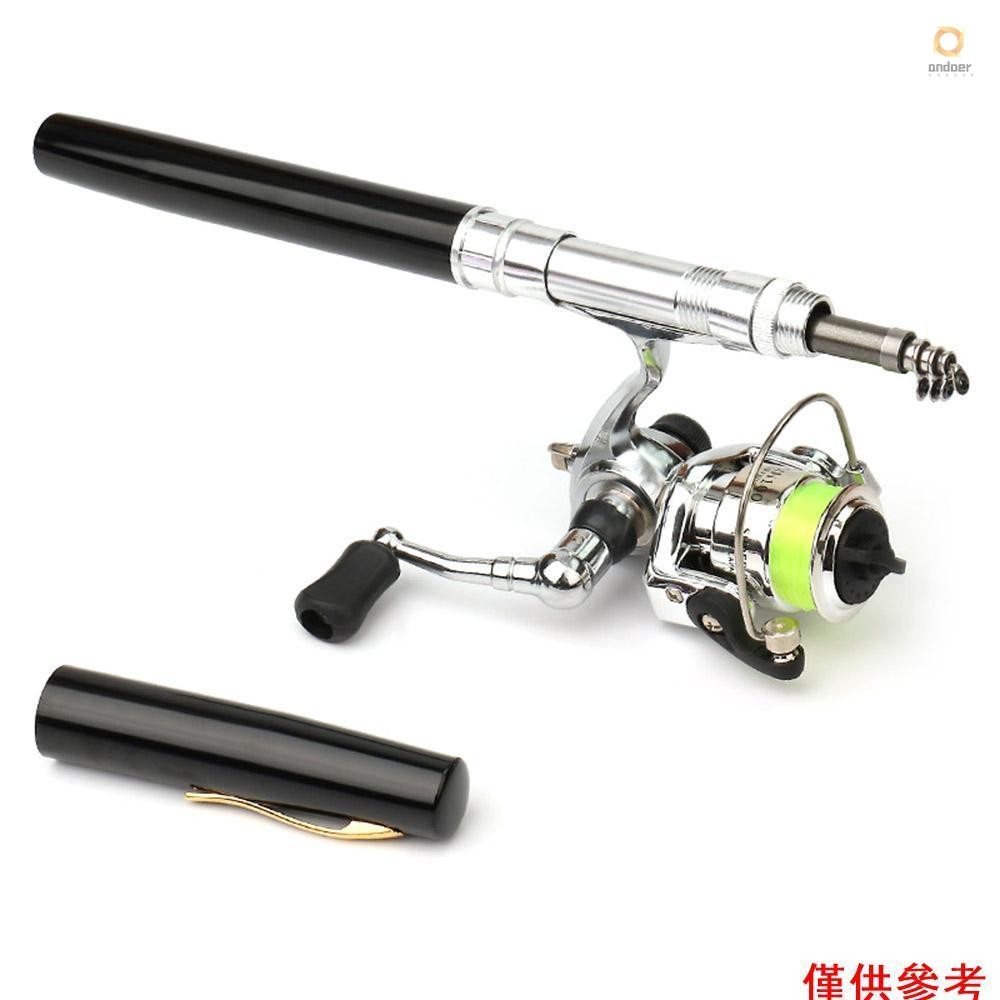 Ado)Pocket Collapsible Fishing Rod Reel Combo Mini Pen Fishing Pole Kit ...