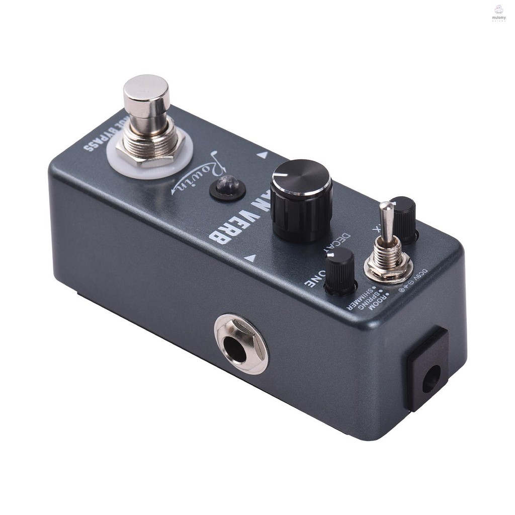 Rowin And Knobs With Dc 9v 6.35mm Pedal And Knobs Reverb Modes Pedal ...