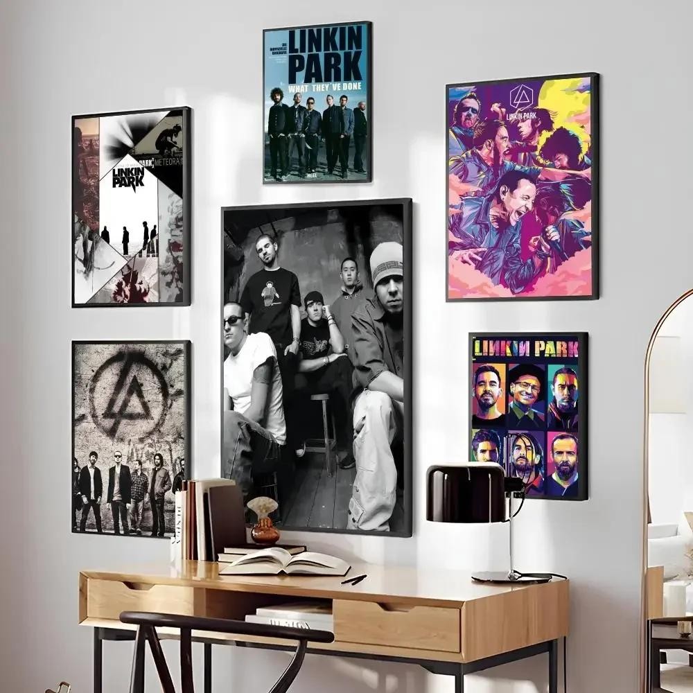 1pc Poster Band Rock Linkin Park - Seni Dinding HD untuk Dekorasi Rumah ...