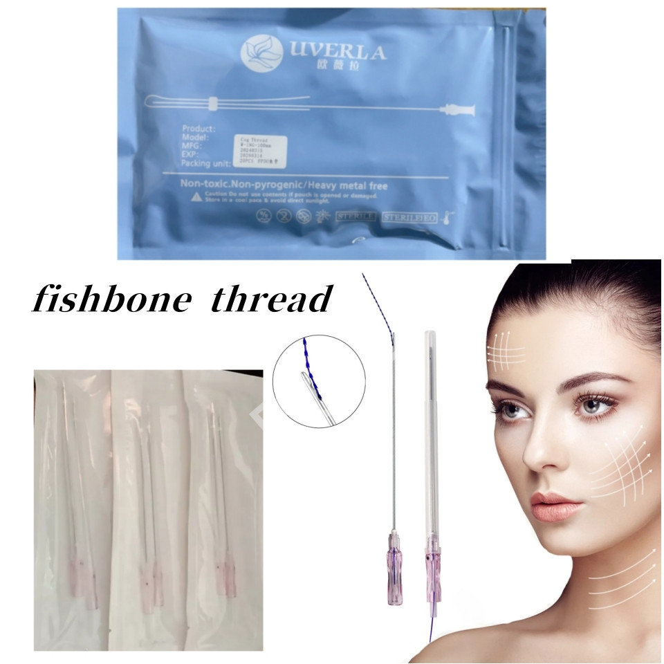 UVERLA PDO PCL Korean Face Lifting Thread 18g100mFishbone/Cones cog 20pcs | Shopee Malaysia