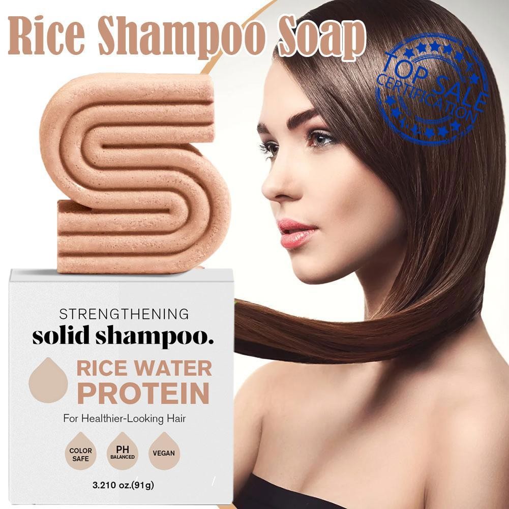 New Rice Water Protein Shampoo Soap Natural Organic Rice Water Soap ...