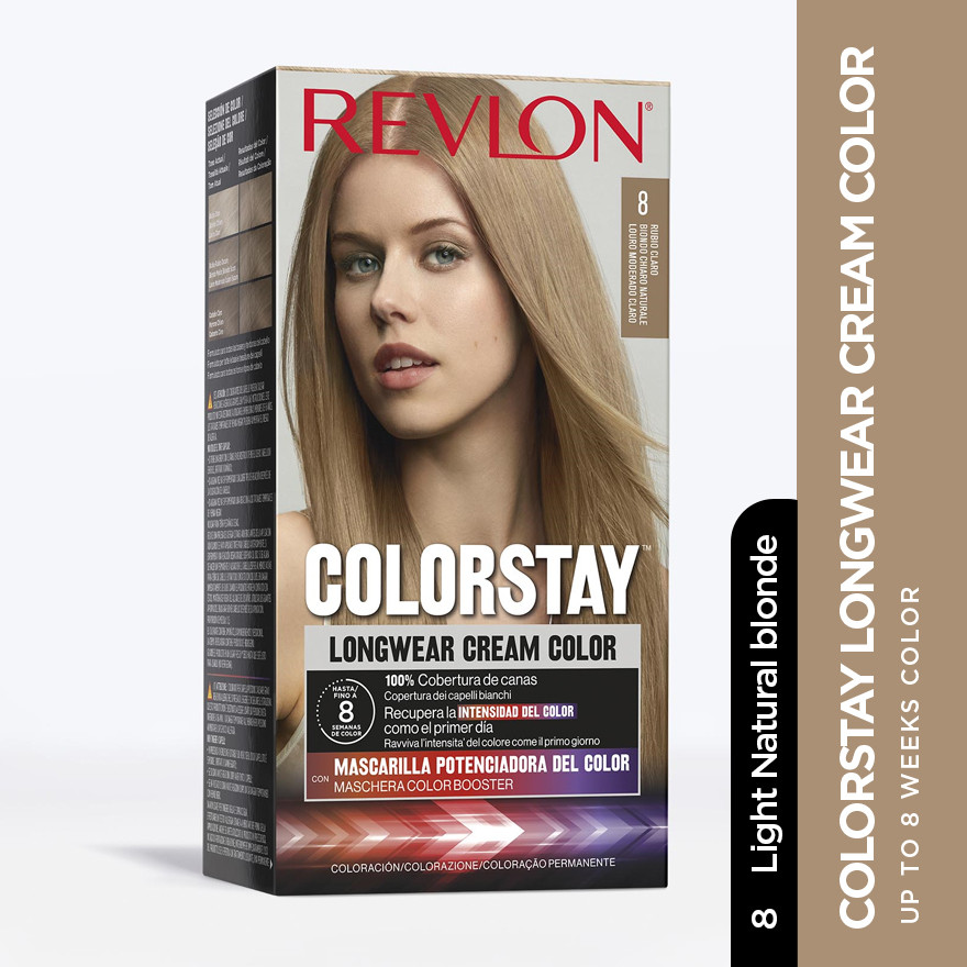 REVLON Colorstay Longwear Cream Color 8 Light Natural Blonde 1s ...