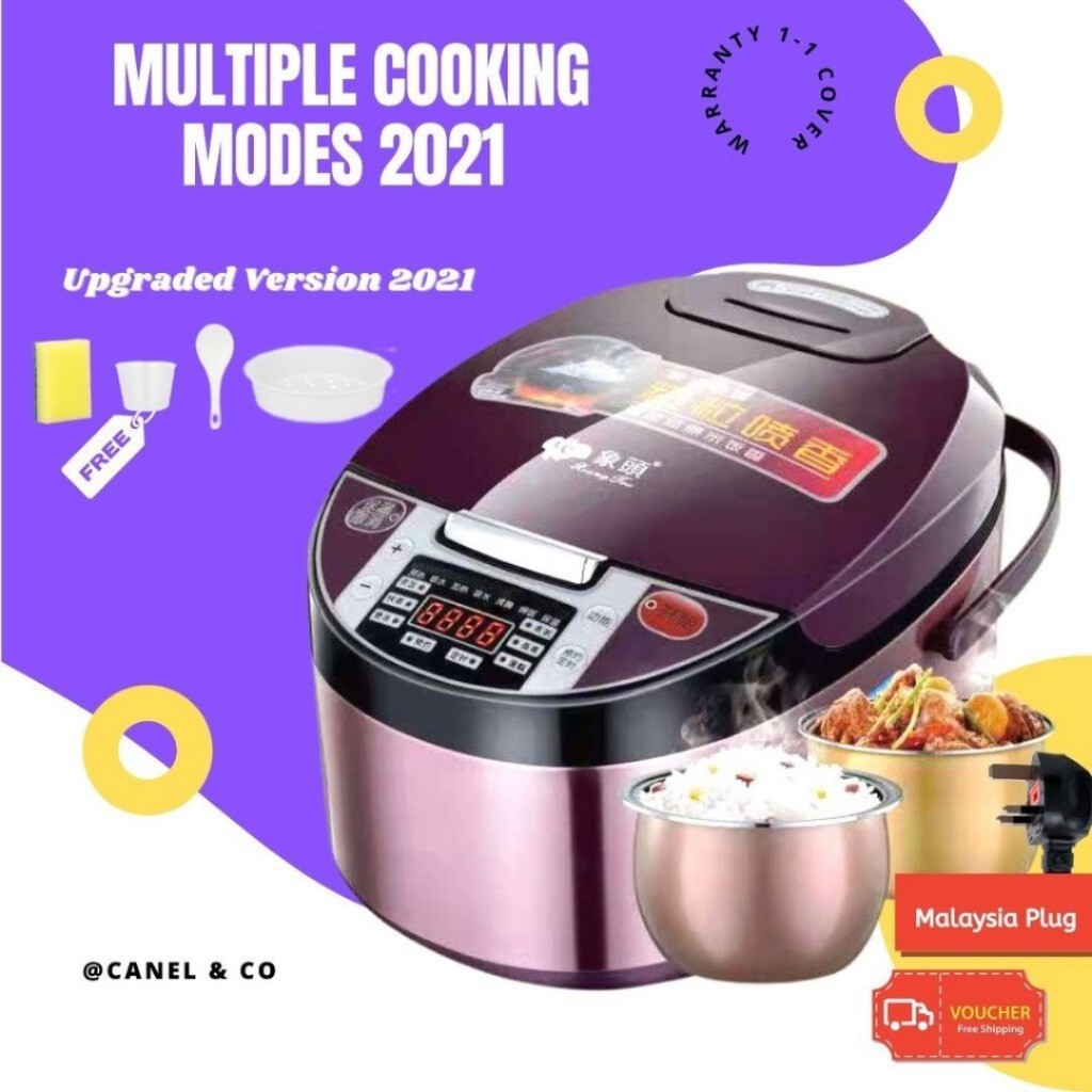 [Ready Stock] Canel & Co 6-8 pax Big Multifunction Rice Cooker Elektrik ...