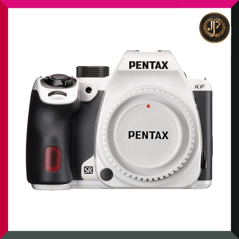 PENTAX KF body Crystal White APS-C digital SLR camera with 100% field of view optical finder 24. ...