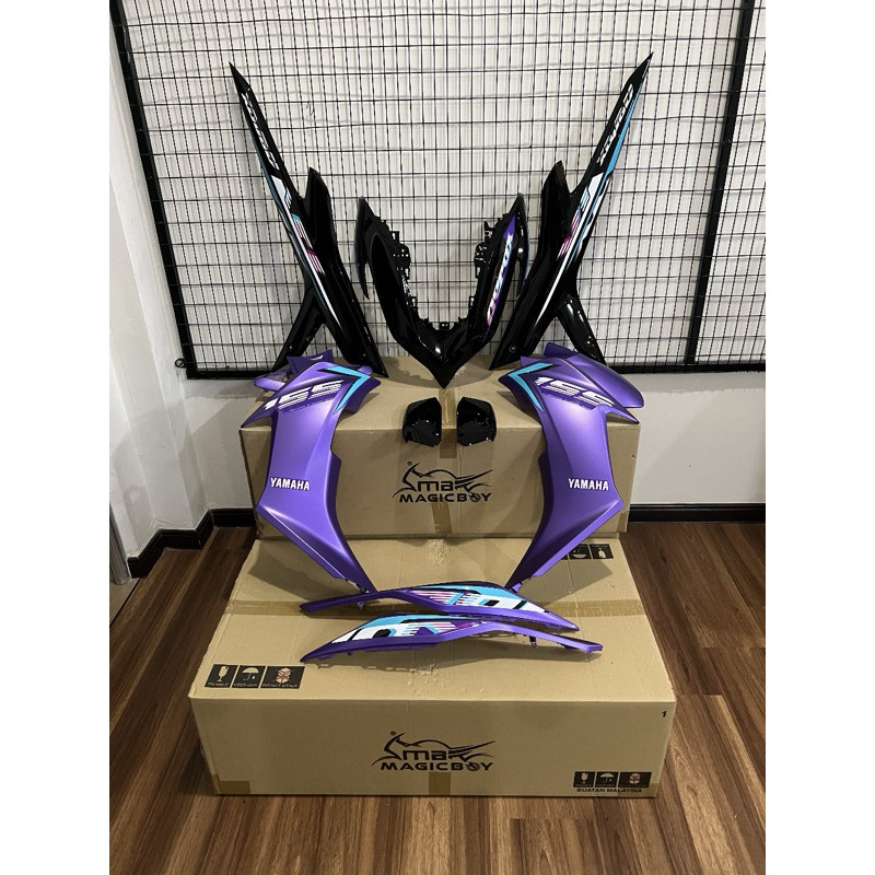 MAGIC BOY COVER SET CUSTOM YAMAHA NVX V2/AEROX PURPLE 💜 | Shopee Malaysia