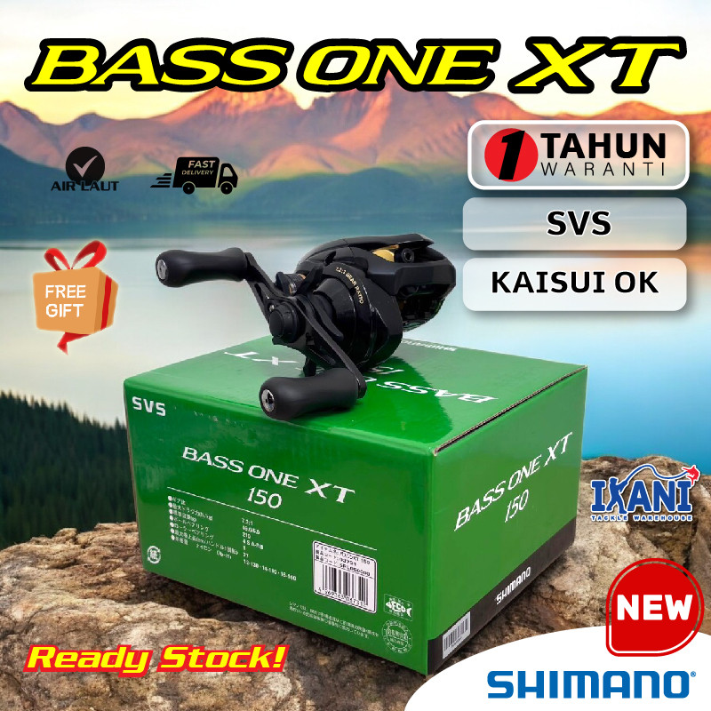SHIMANO BASS ONE XT BAITCASTING FISHING REEL 2017 MESIN PANCING BC AIR ...