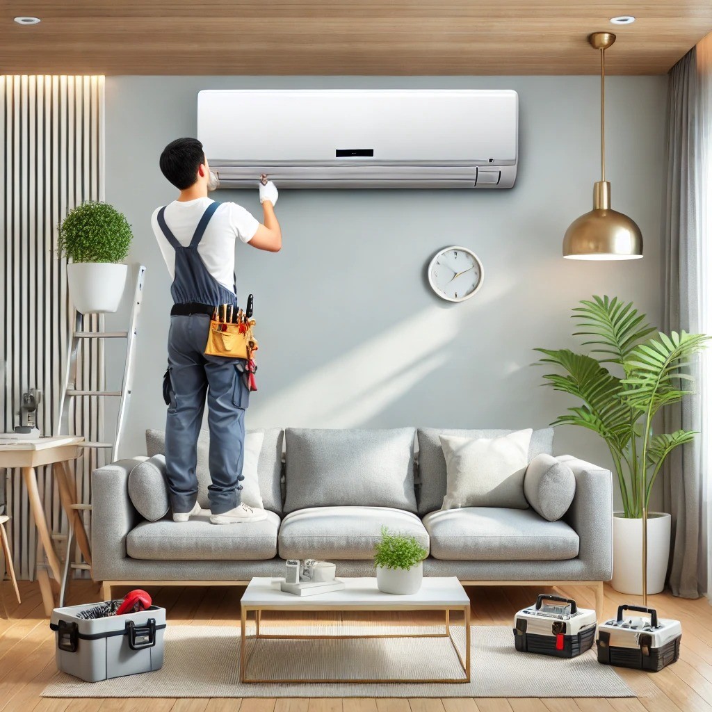Aircond Installation Service 1.0HP - 2.5HP Wall Split Type | Shopee ...