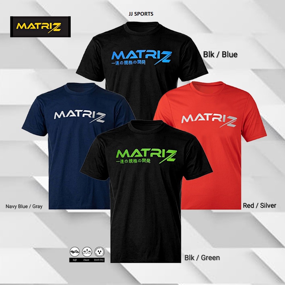 Matriz Badminton Dry Fit T-Shirt | Shopee Malaysia
