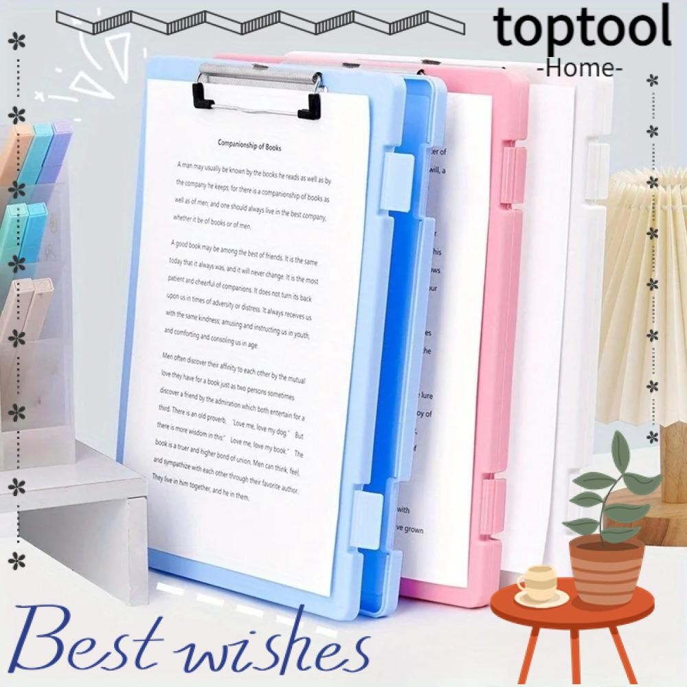 TOPTOOL Document Organizer, Plastic Writing Board Certificate File ...