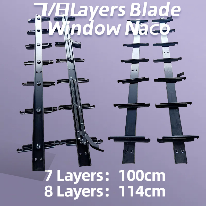 8Layers Aluminium Window Louvers Blade Window Naco/Silver/Black ...