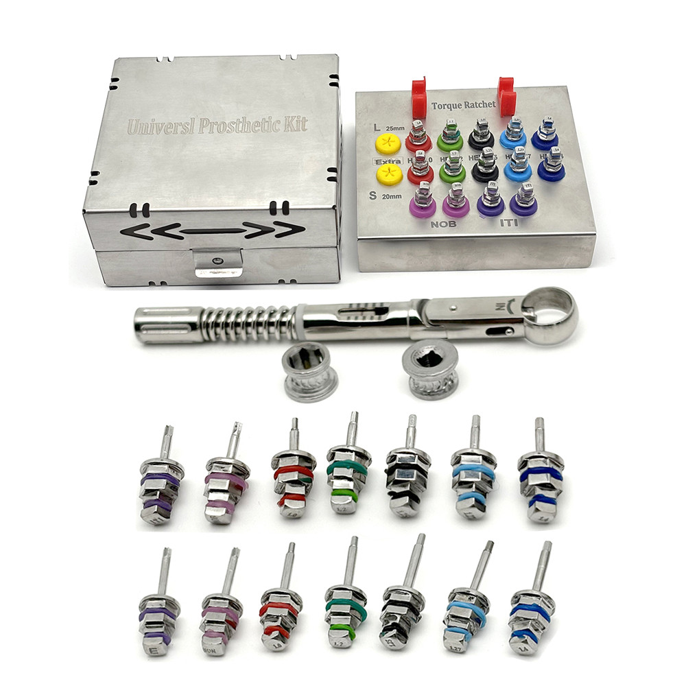 Kit Dental Implant Torque Kit Screwdriver Wrench Prosthetic Restoration ...