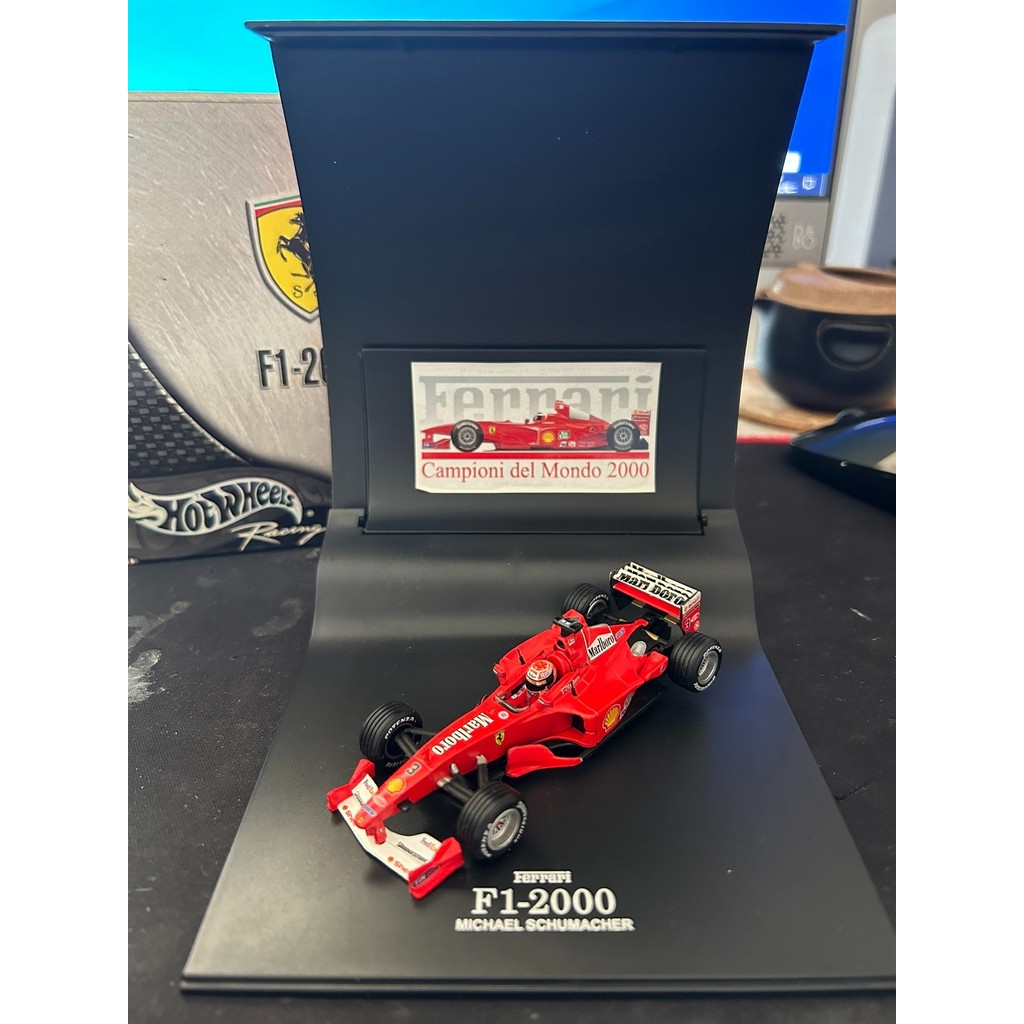 [Ready Stock] Hot Wheels 1/43 Ferrari F2000 Schumacher 2000 Saiji ...