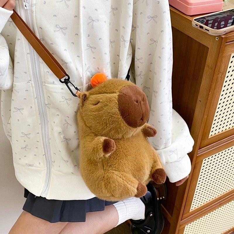 [Buy Within 600+People] Cute Kapibara Shoulder Bag Capybara Influencer ...