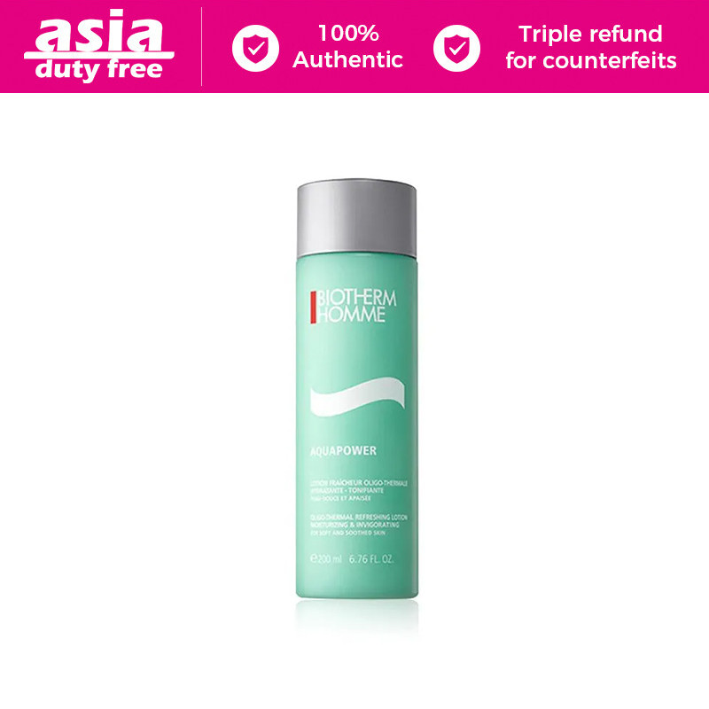 Biotherm Homme Aquapower Oligo-Thermal Refreshing Lotion 200ml | Shopee ...