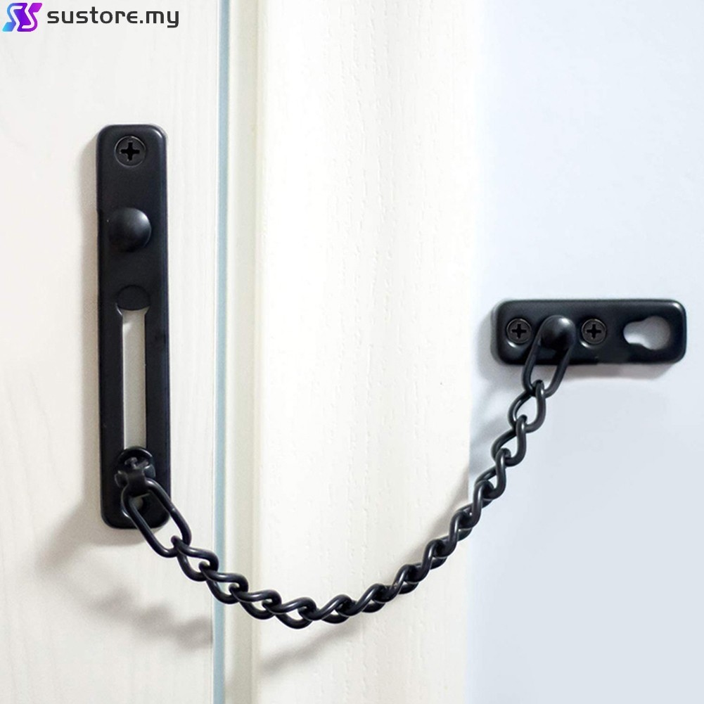[Super] Door Chain Latch Bolt Restrictor Safety Guard Lock Slide Catch ...