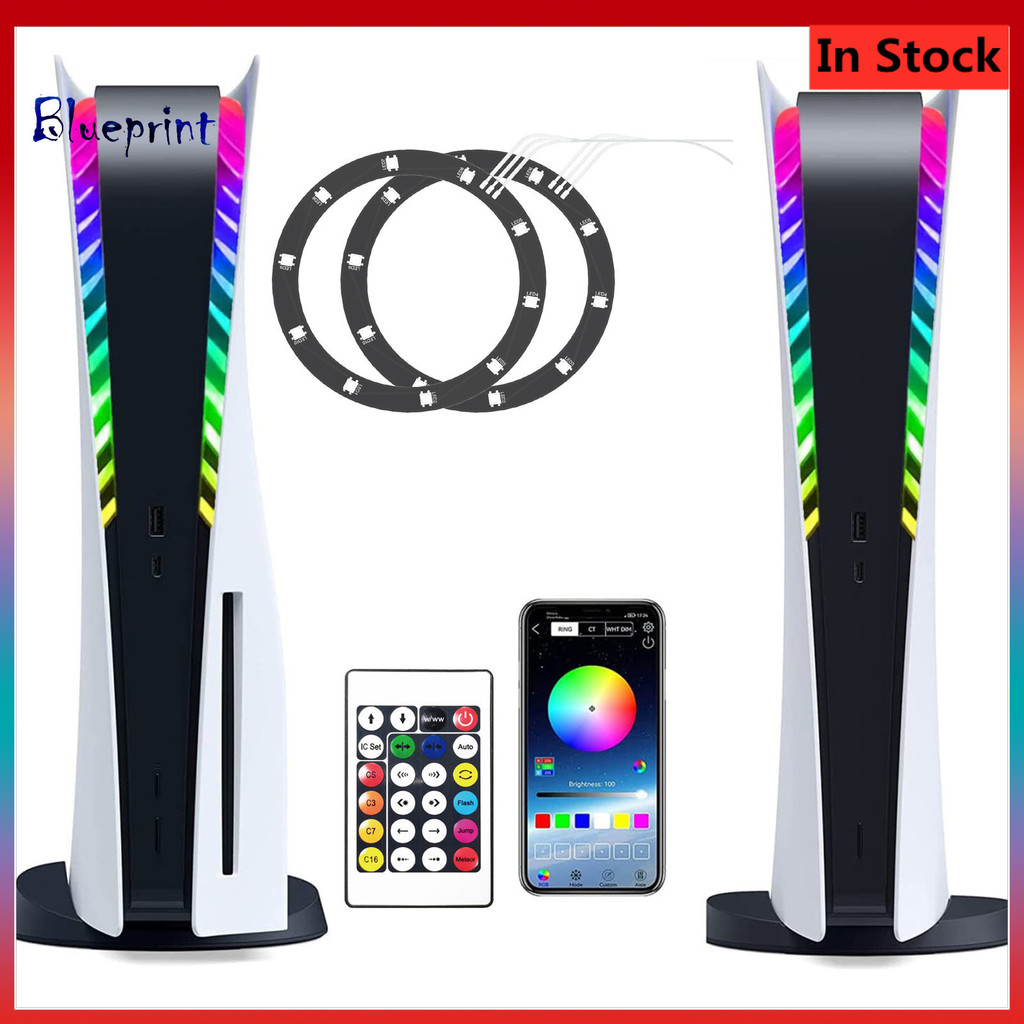 BPT RGB LED Light Strip for PS5 Slim Disc And Digital Edition 8 Colors ...