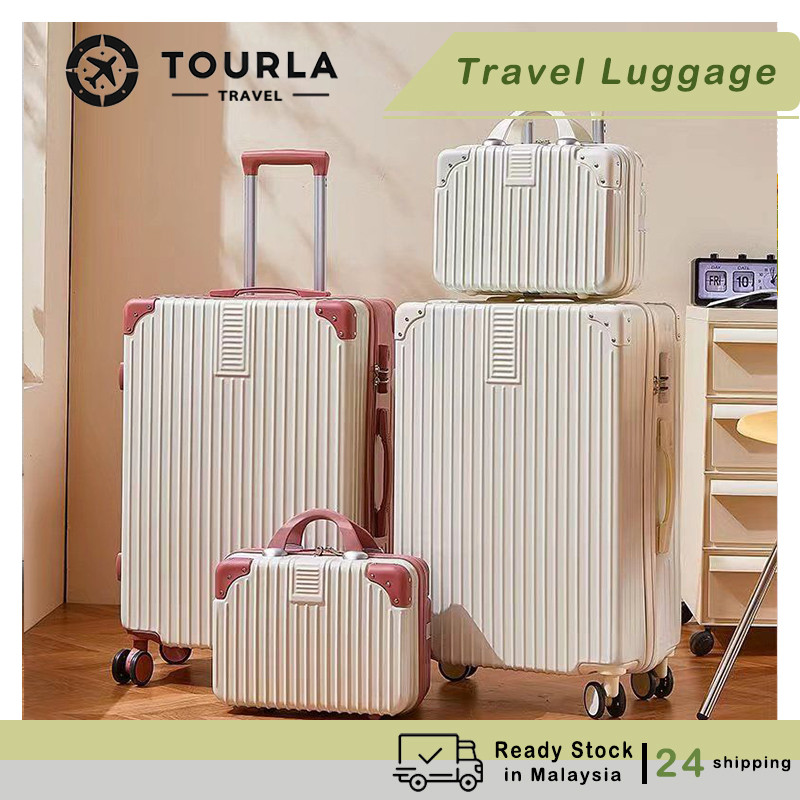 20/24/28 Inch Travel Luggage Combination Double Lock ABS+PC Suitcase ...