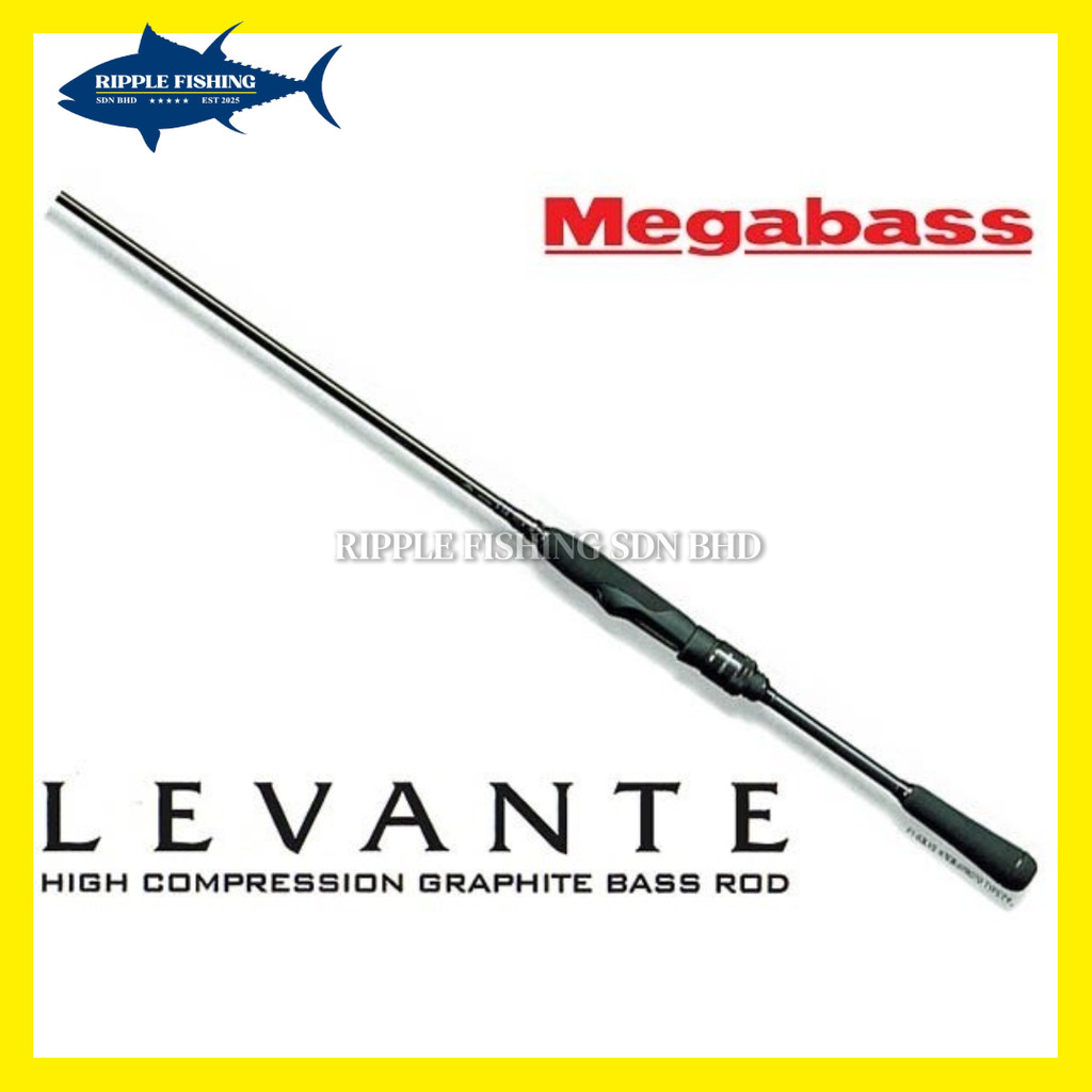2019 MEGABASS fishing rod LEVANTE FRESHWATER SPINNING ROD | Shopee Malaysia