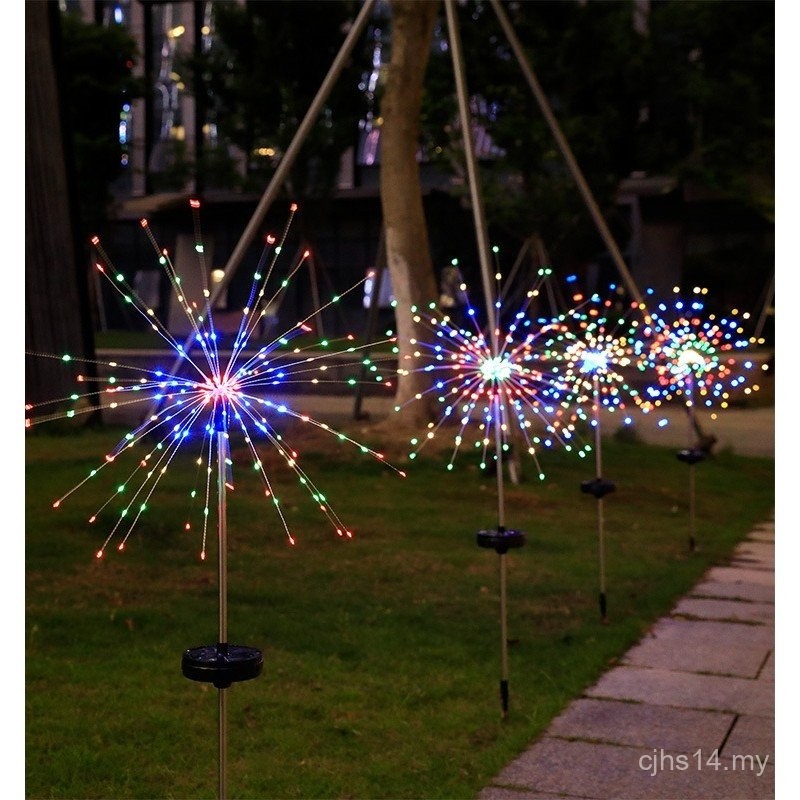 Cahaya Bunga Api Suria Luaran Lampu Teras Taman Hiasan Perkhemahan ...