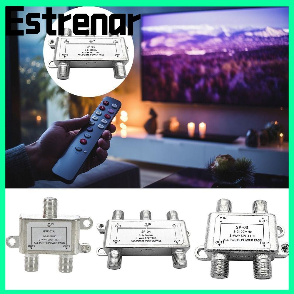 ESTRENAR Coaxial Cable Antenna, Cable TV Signal Receiver Distributor F ...