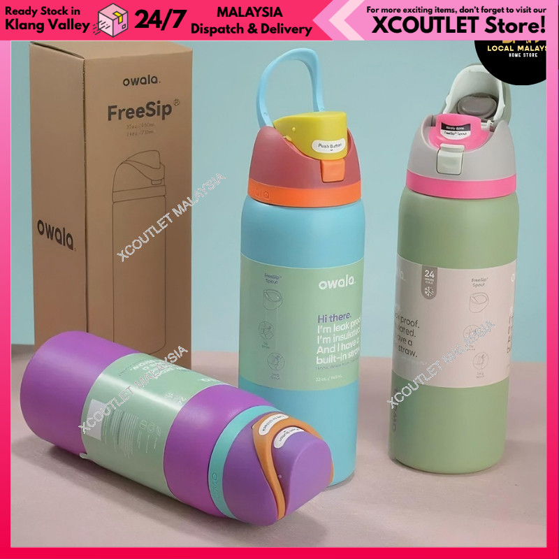 Botol Air Sukan Owala Freesip Dengan Sedotan Owala Freesip Sports Water ...