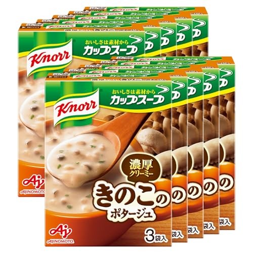 Knorr Cup Soup Milk Mushroom Potage 3-serving box x 10 Ajinomoto ...