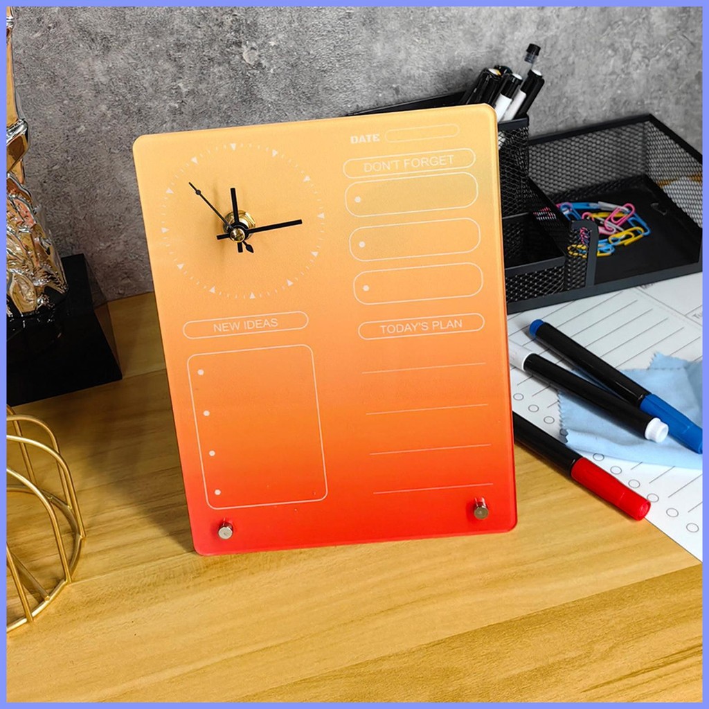 Small Dry Erase Board For Desk Dry Erase Planner Board Erasable ...