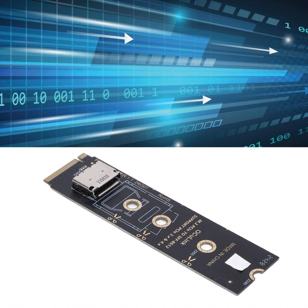 Honglai8 PCIE 3.0 M.2 Mkey to Oculink SFF-8611 SFF-8612 Host Adapter ...