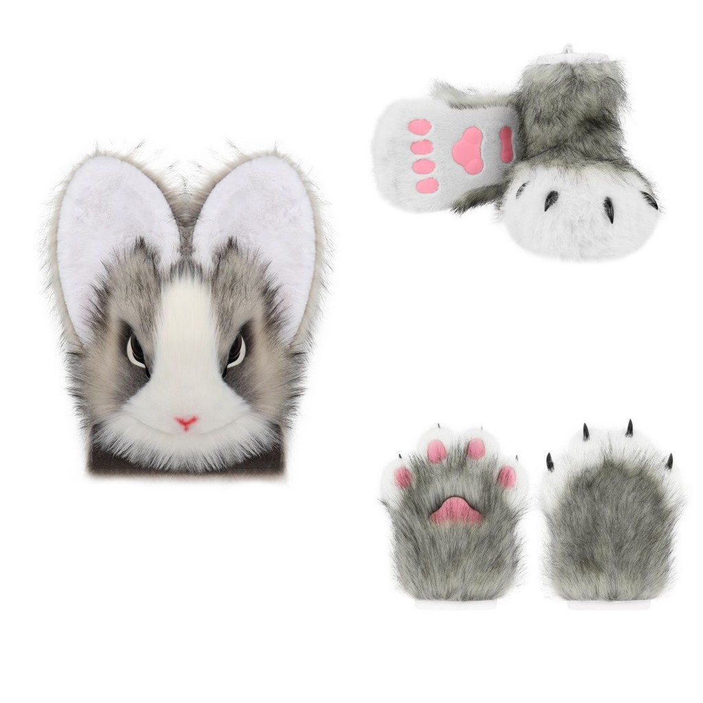 Original Realistic Rabbit Animal Costume Suit Fursuit Comic Exhibition ...