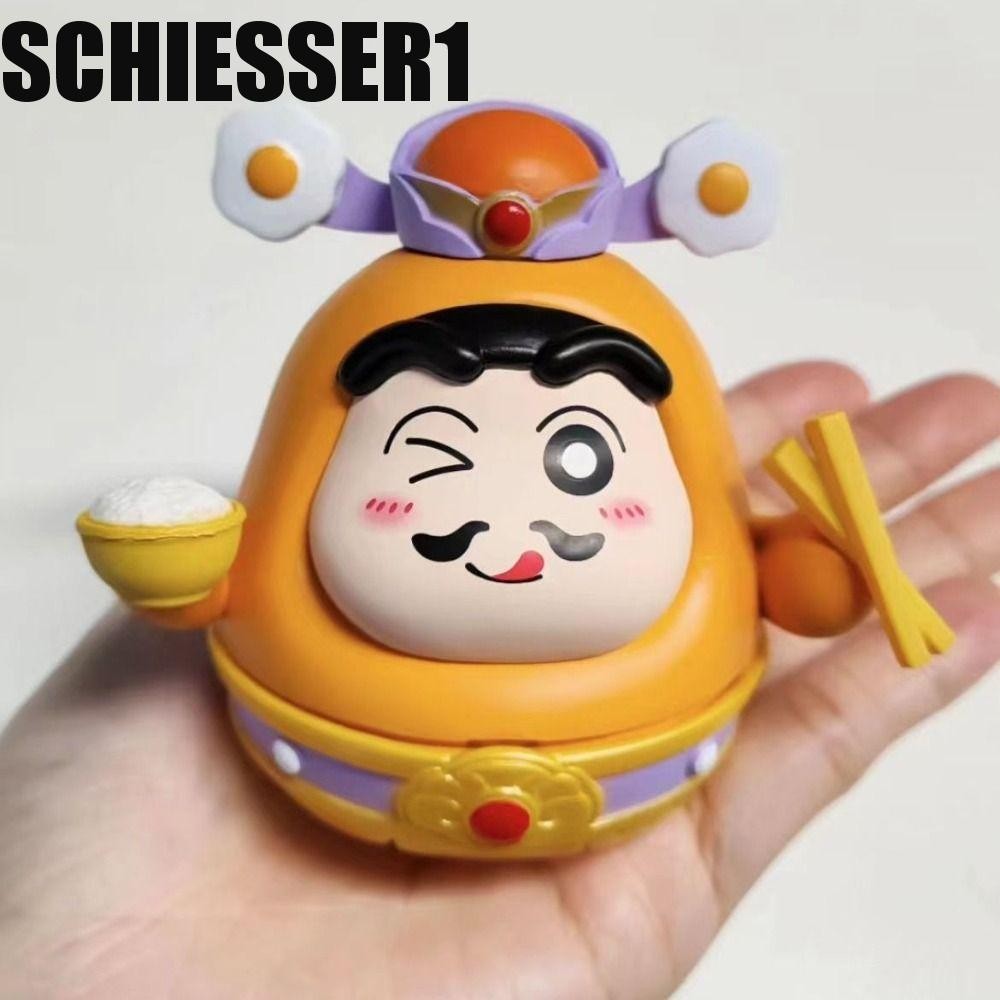 SCHIESSER1 God of Wealth Action Figurine, Crafts Mascot Crayon Shin ...