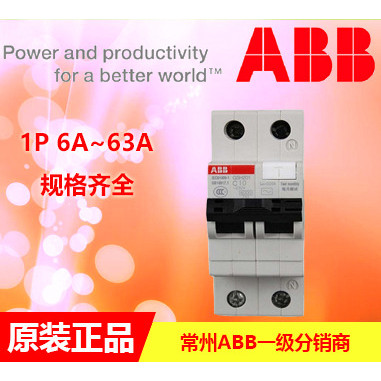 [Original Genuine] ABB Circuit Breaker GSH200 1P/2P/3P/4P C Type 6A-63A Leakage Switch | Shopee ...