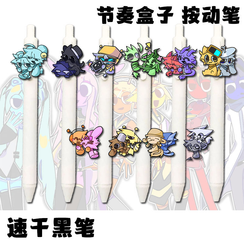 New Product Ready Stock Sprunki rhythm box peripheral press Pen Cartoon ...