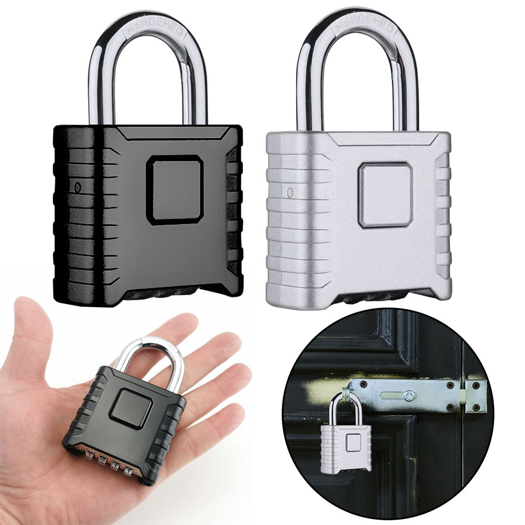 4-Digit Combination Padlock Alloy With Number Password Weatherproof ...