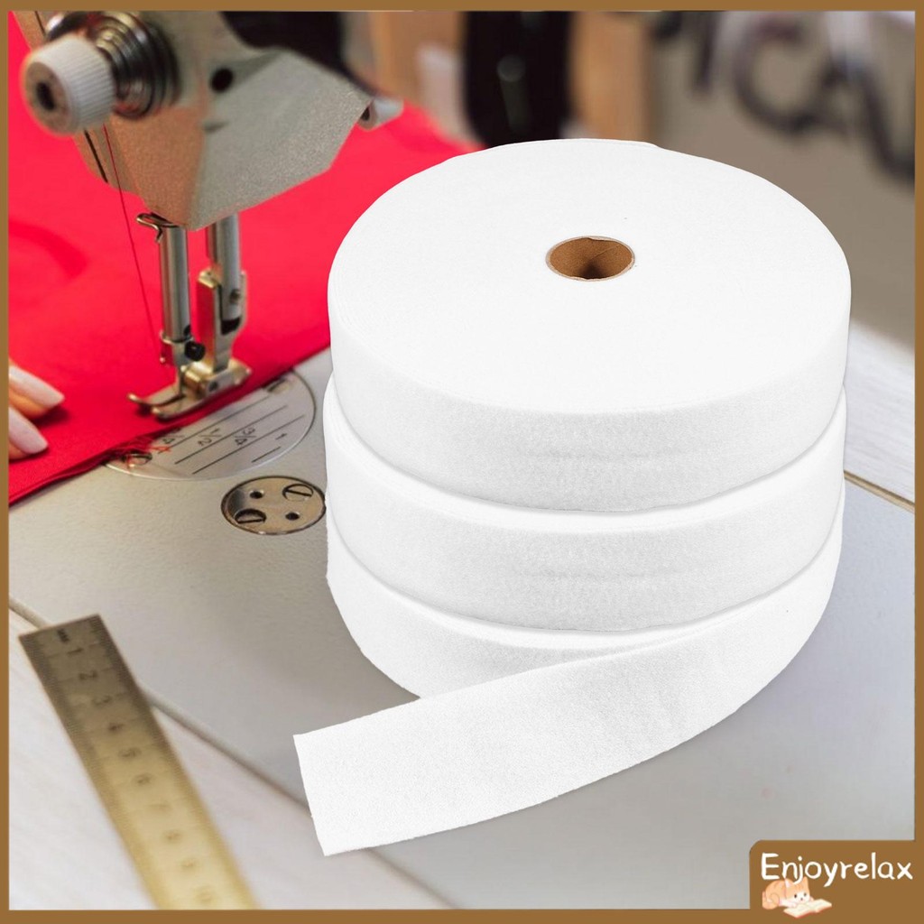 3 Rolls Jelly Roll Batting Strip Polyester Quilt Batting White Roll ...