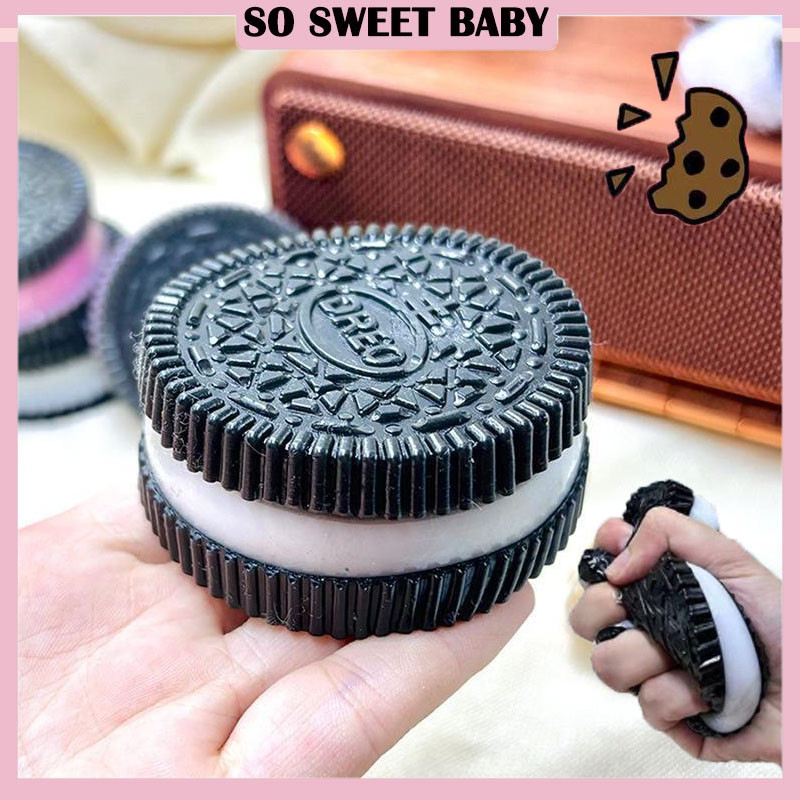 Oreo Squeeze Toy Oreo Stress Relief Squishy Toys TPR Simulated Food ...