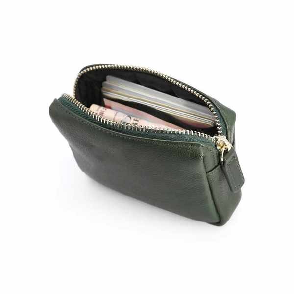 men wallet dompet Dompet duit syiling asli Jepun dan Korea, zip buatan ...