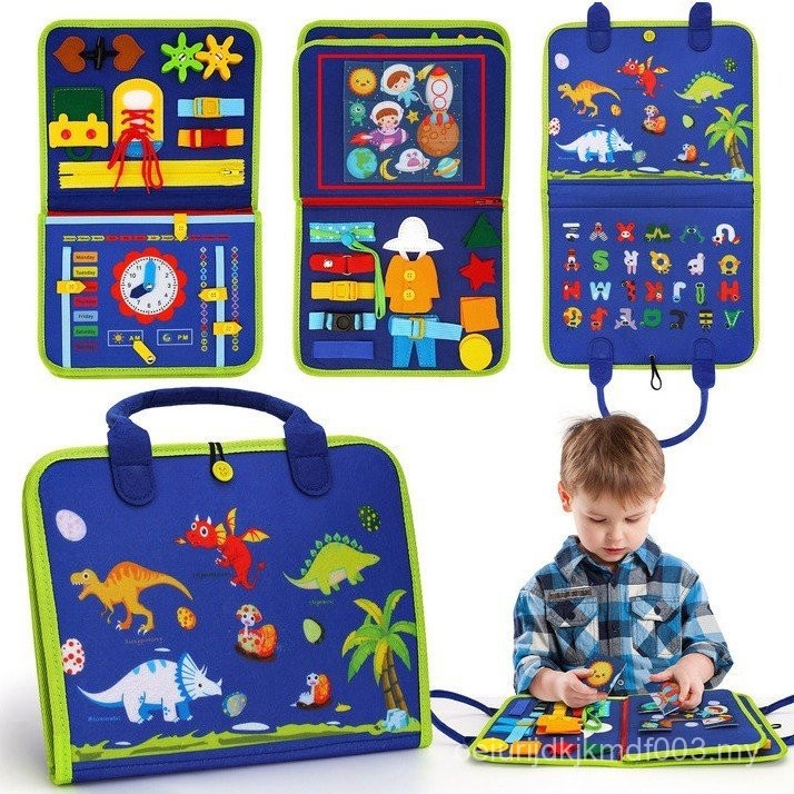 Product Early Childhood Education Dressing Board Felt Learning Busy ...
