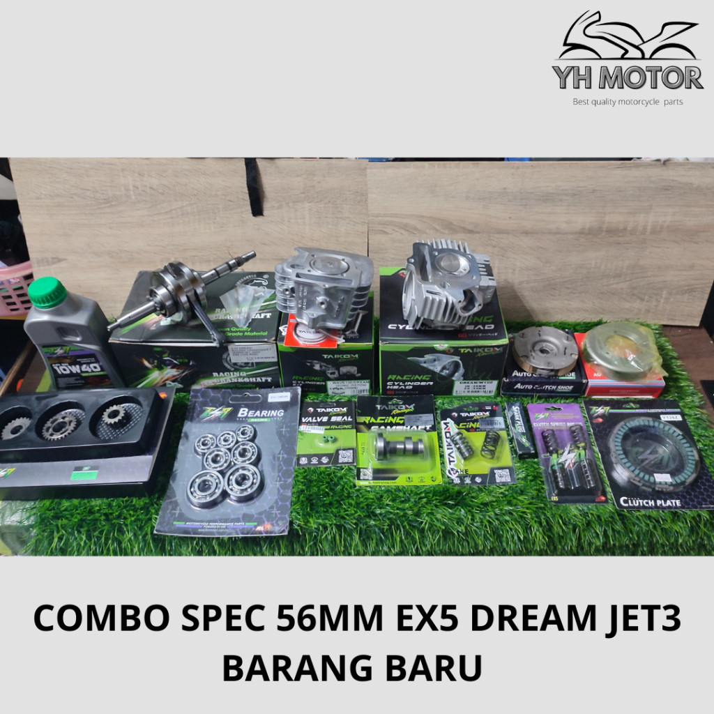 COMBO SPEC 56MM EX5 DREAM JET3 BARANG BARU | Shopee Malaysia