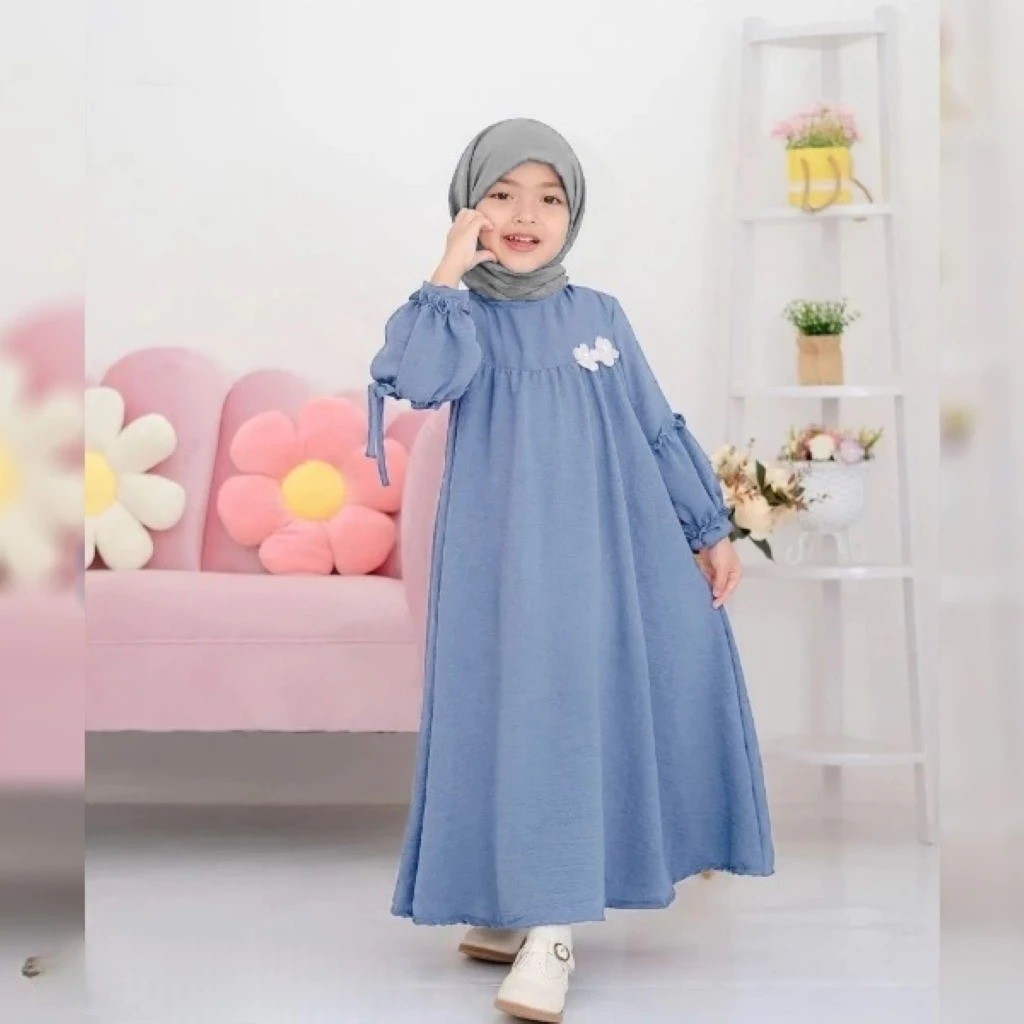10% Gamis for children aged 5 - 10 years latest Eid clothes for girls ...