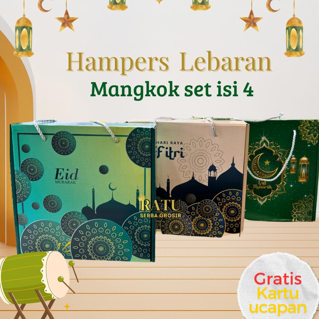 PERALATAN Hampers Lebaran LUXURY Ceramic Bowl Set Souvenir Bowl ...